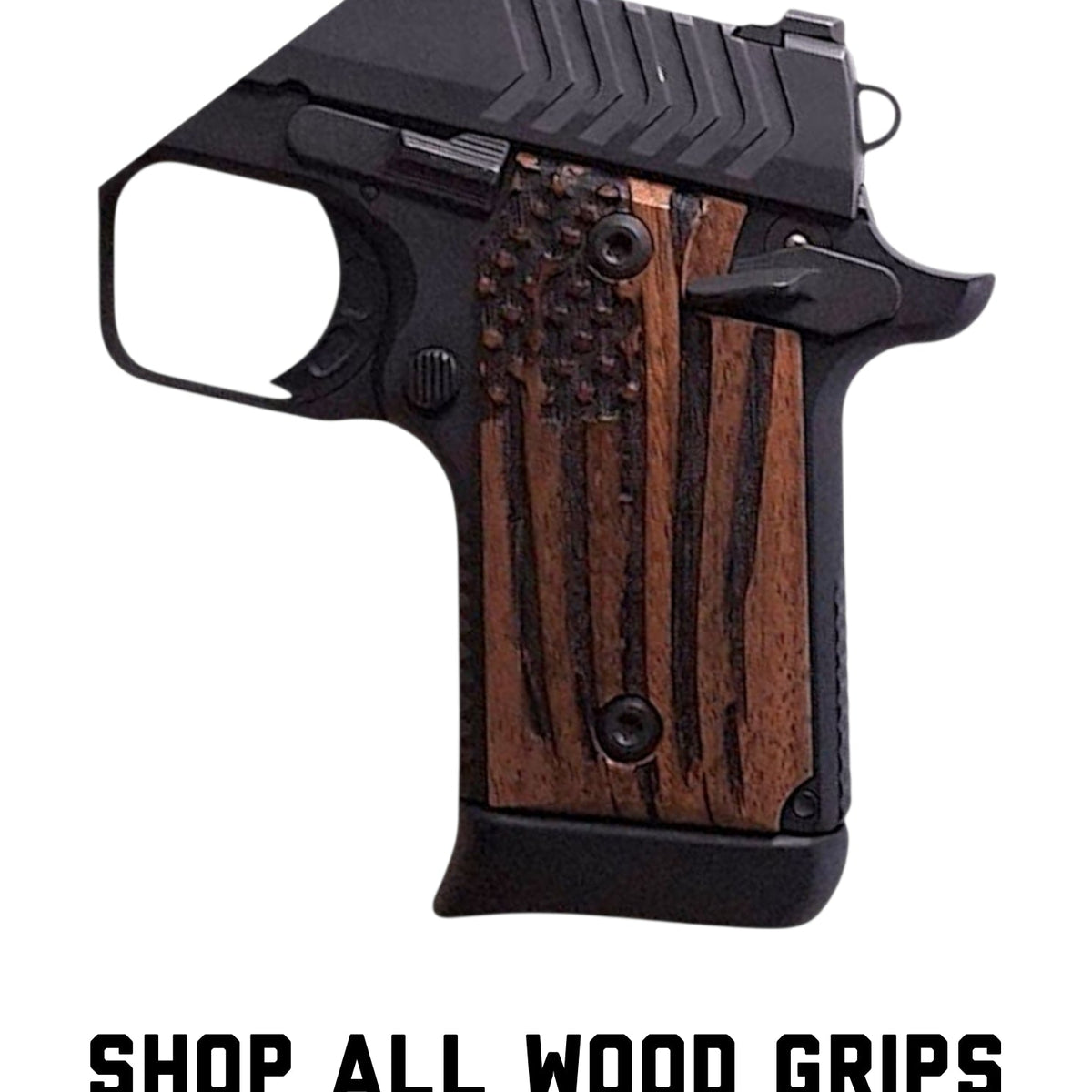 Wood Springfield Armory 911 9mm Grips — LS Grips