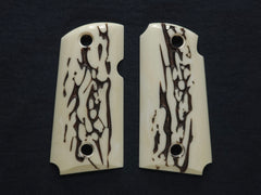 Faux Stag Kimber Micro 9 Grips – LS Grips