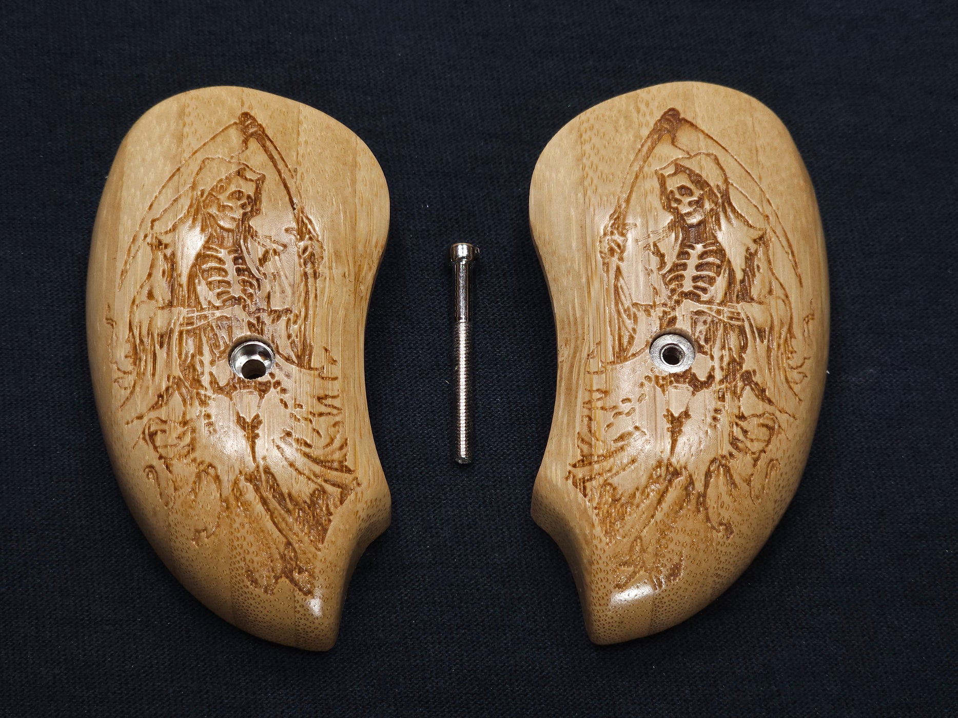 Bamboo Grim Reaper Extended Bond Arms Derringer Grips — LS Grips