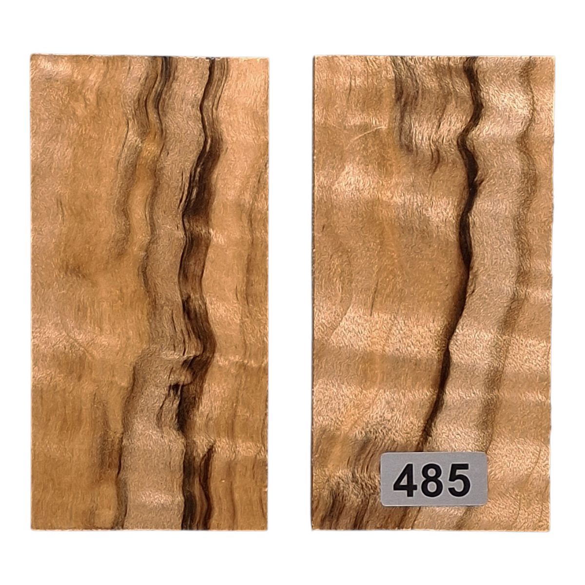 Spalted Curly Maple Scales #485 — LS Grips