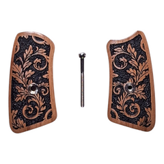 Cherry Inked Floral Ruger Sp101 Grip Inserts – LS Grips