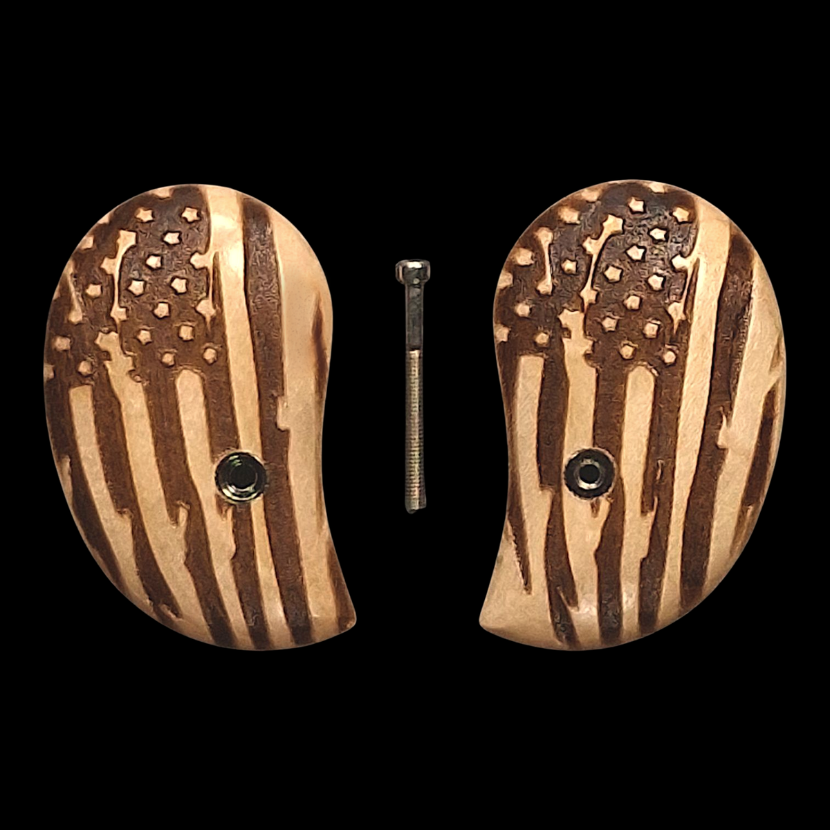 Maple American Flag Standard Bond Arms Derringer Grips — LS Grips