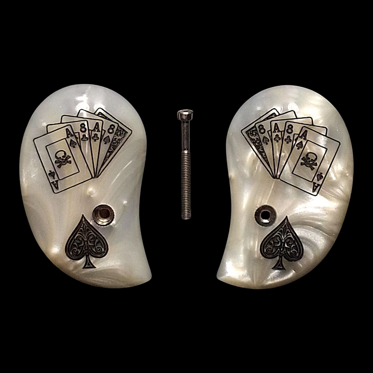 Pearl Dead Man's Hand Standard Bond Arms Derringer Grips — LS Grips