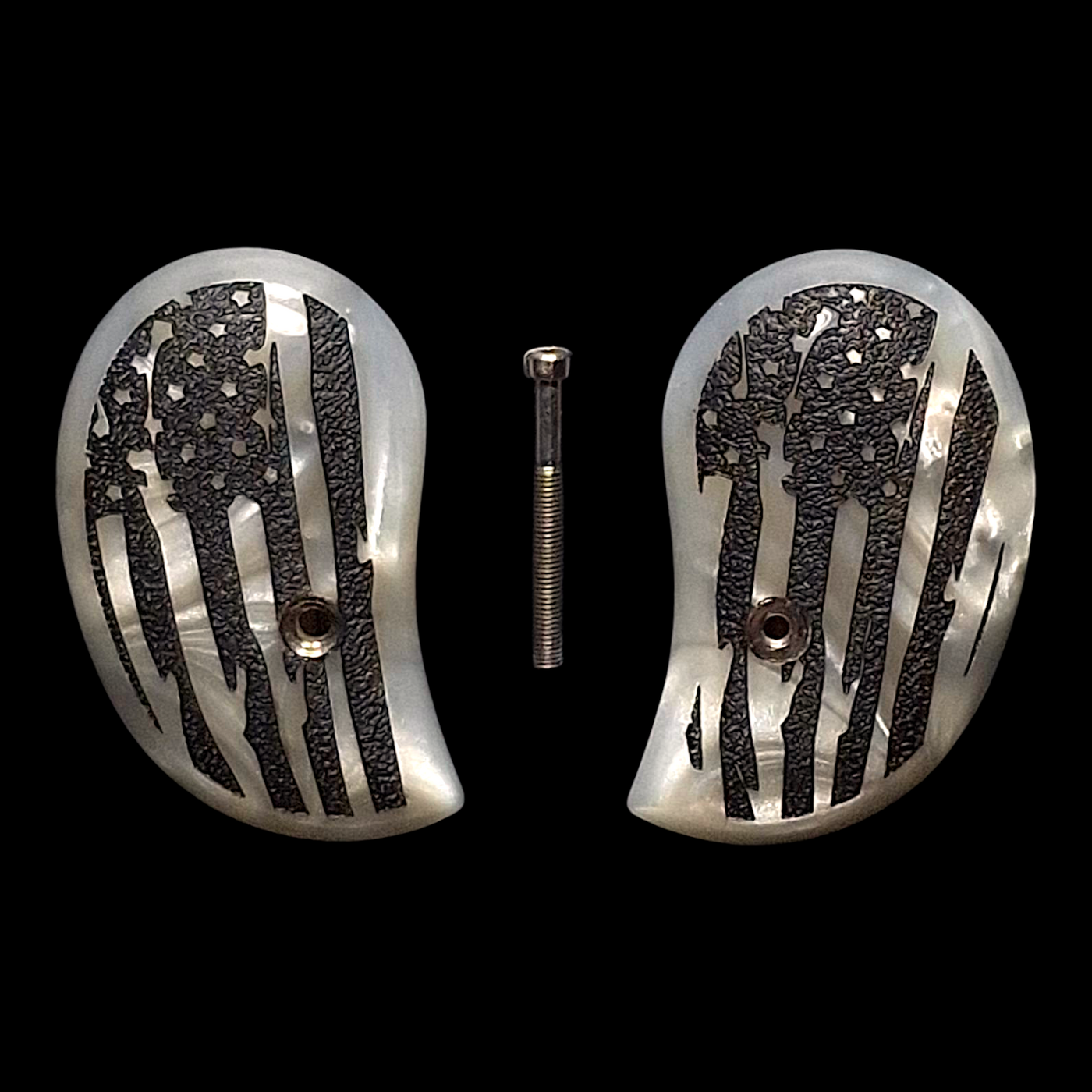 Pearl American Flag Standard Bond Arms Derringer Grips — LS Grips