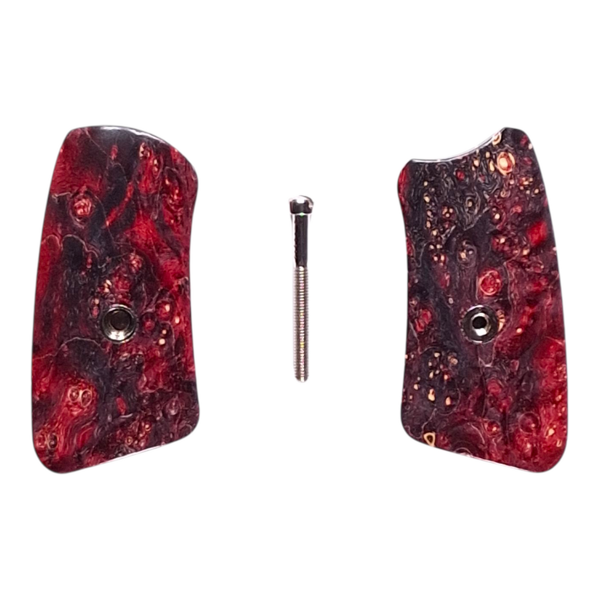 Dyed Box Elder Ruger Sp101 Grip Inserts #1 — LS Grips
