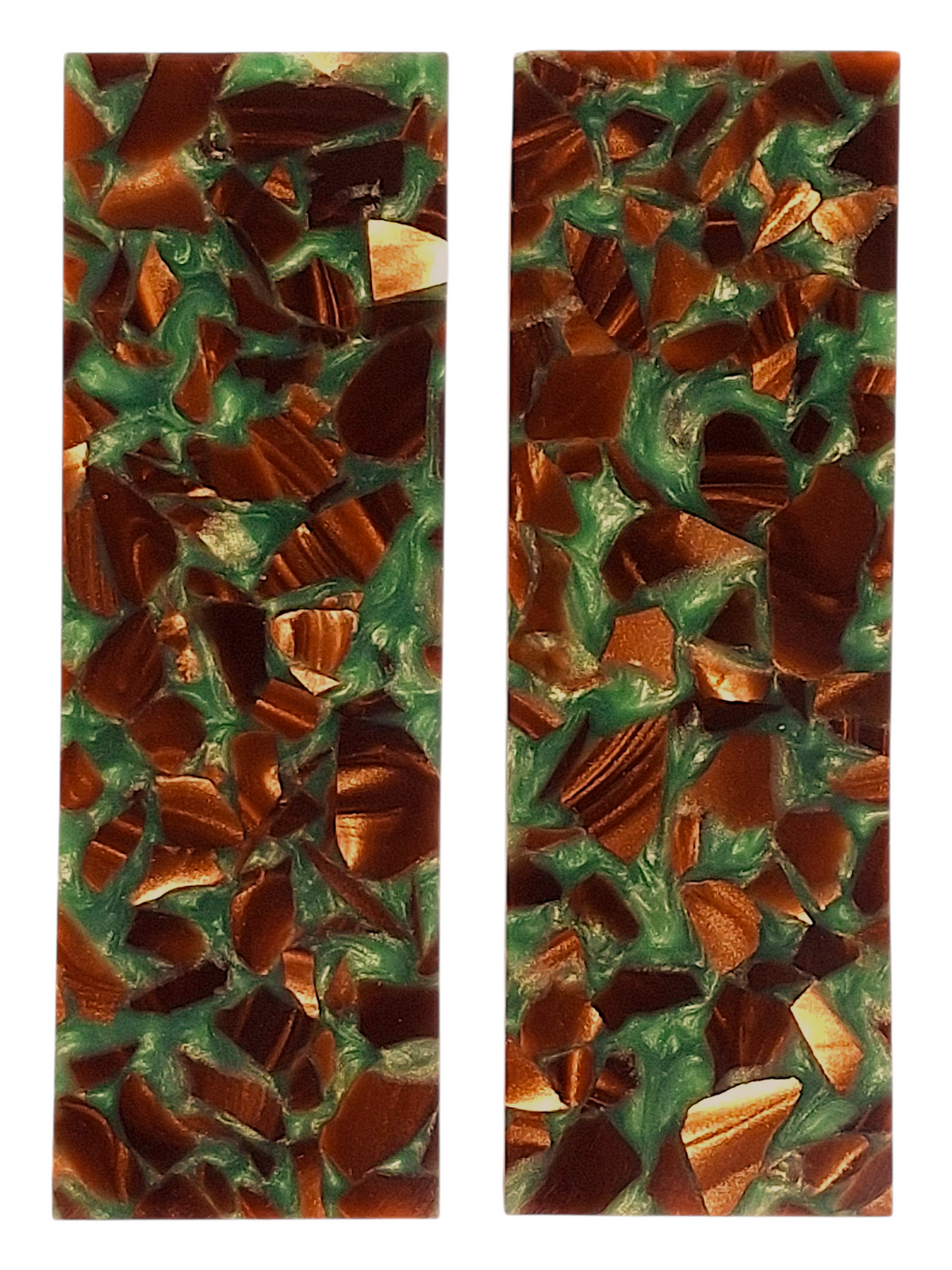 Emerald Green & Copper Terrazzo Pearl Scale Sets — LS Grips