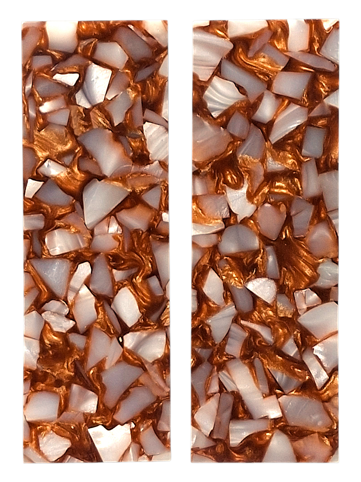 Copper & White Terrazzo Pearl Scale Sets — LS Grips