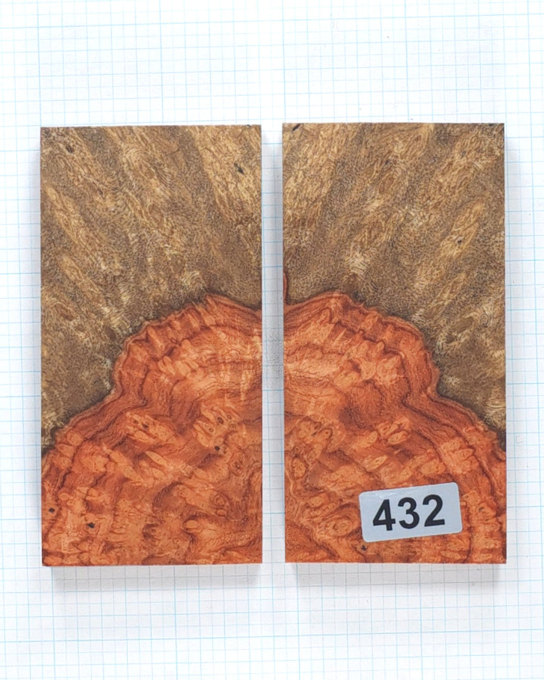 Amboyna Burl scales #432 — LS Grips
